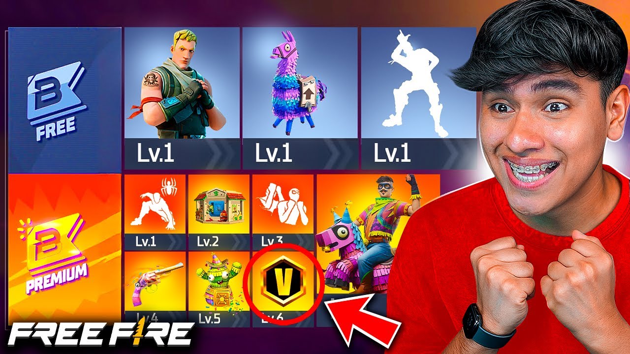 El Nuevo Pase BOOYAH de Free Fire se INSPIRÓ en FORTNITE - ¡KreckGamer ...